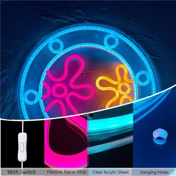 Accents | Spongebob Window Neon Led Wall Sign For Room Decor Usb ...